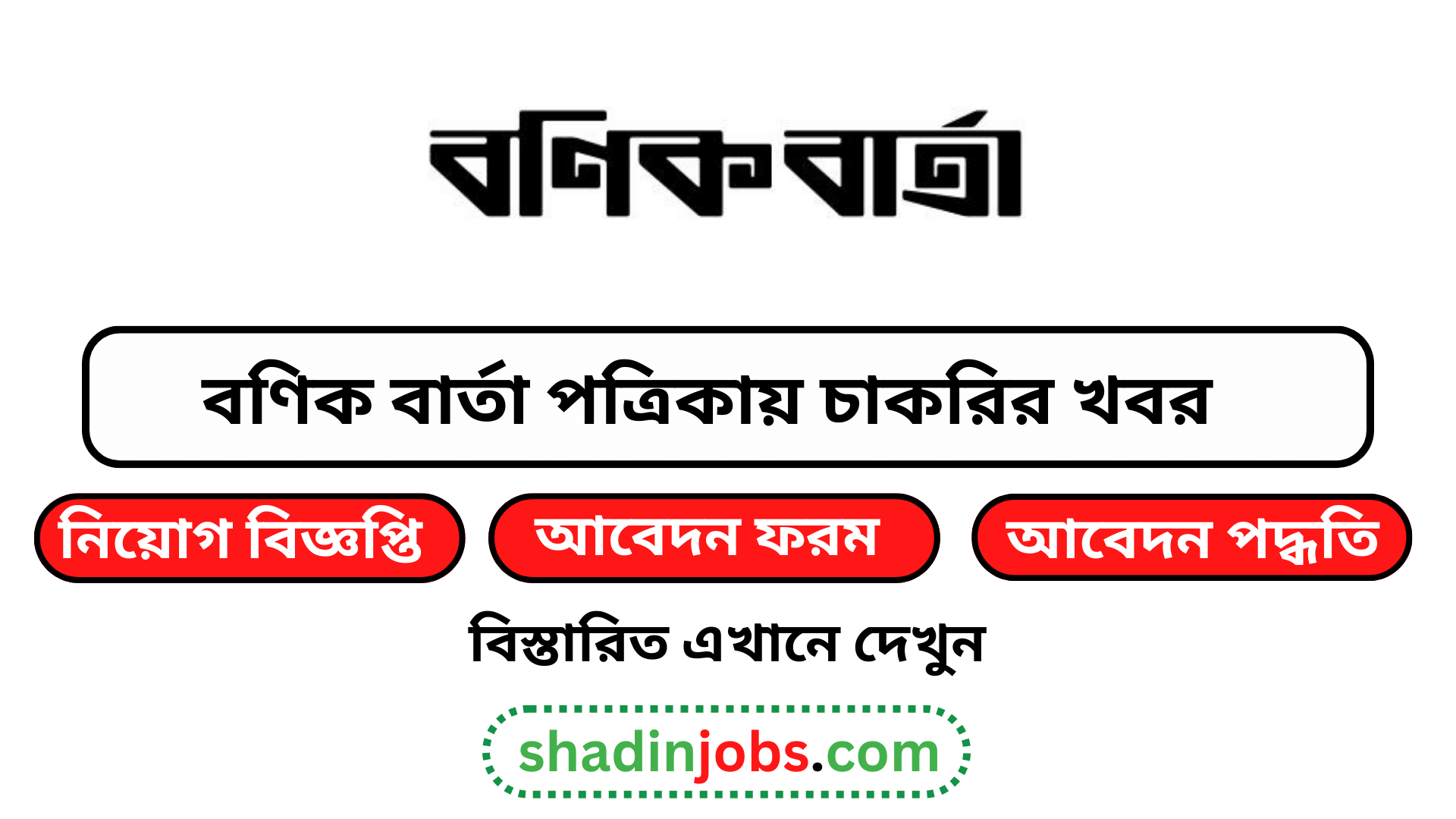 বণিক বার্তা নিয়োগ বিজ্ঞপ্তি ২০২৬